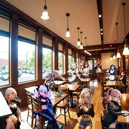 OC Cafe - Yodayo's Top Spot for Coffee and Chat! (WIP) — Tavern — Moescape