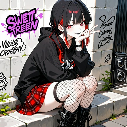 "I'm not your typical boring goth-girl, dummy!" — Tavern — Moescape